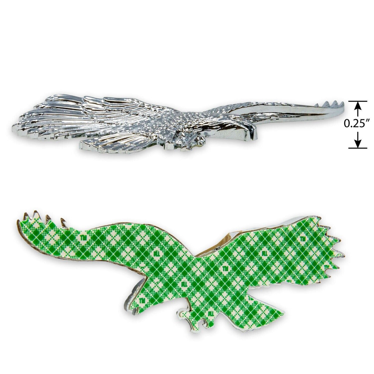 TC SPORTLINE UNIVERSAL 5" 3D FLYING EAGLE STICK-ON EMBLEM DECAL FOR CA ...